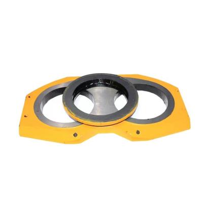 China Glasses Plate And Wear Cutting Ring Φ200 Φ230 Φ260 For Putzmeister Concrete Pump Truck Parts for sale