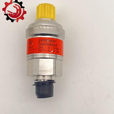 China Chromium Alloy Pressure Sensor 60336031 Silver for SANY Concrete Pump Parts for sale