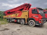 China 2019 Volvo chassis 62m 44000KG Sany Second-hand Concrete Pump Truck with 8.3-13 Mpa Pumping Pressure for sale