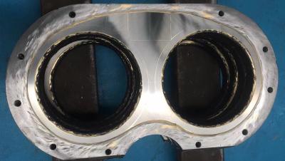 China Steel Spectacle Wear Plate ZL260 for Zoomlion Pump Truck for sale