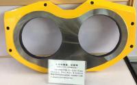 China 1409 BSA Putzmeister Concrete Pump Truck Parts Plate Glasses for sale