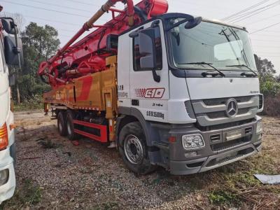 China 52Meter Used Concrete Pump Truck 2020year SANY Benz Chassis SYM5350TMB 60C-10 for sale