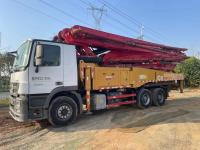 China 2019 2018 SANY Mercedes chassis 49m 56m Remote Control Concrete Pump Truck 44400KG with 315kw Engine Power for sale