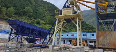 China Concrete Stational Mixer 50 Stations Excluding Cement Silos With Fully Automatic Control System for sale