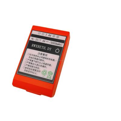 China HL-202 HL-2C 3000mAh 7.4v BA225030 2500mAh 6v Battery For Concrete Pump Truck Accessories for sale