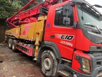 China SYM5352THB 52M Sany Mercedes Chassis used Concrete Pump Truck with 51.3m Vertical Height for sale