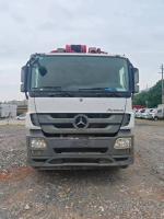 China 2018 Sany Mercedes Chassis 56m Easy on the Pocket Second Hand Concrete Pump Truck 315kw1600rpm Power Good Condition for sale