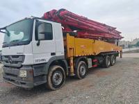China 2018 Benz Chassis Sany Efficient Concrete Pump Truck with Low Mileage and Powerful Engine for sale
