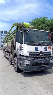 China 2020 Zoomlion Mercedes Chassis 63m Concrete Pump Truck 180m/h Theor Output Heavy Duty 44400KG Vehicle Weight for sale