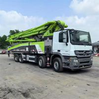 China 2019 Mercedes Benz Chassis Zoomlion Manual Transmission 63m Diesel Concrete Pump Truck In Vibrant for sale