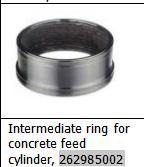China Intermediate ring forconcrete feedcylinder 262985002 for sale
