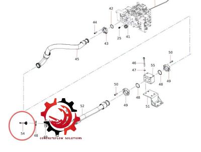 China Essential Parts Concrete Pump Truck Parts Durable Replacement Components for Construction Machinery Maintenance for sale