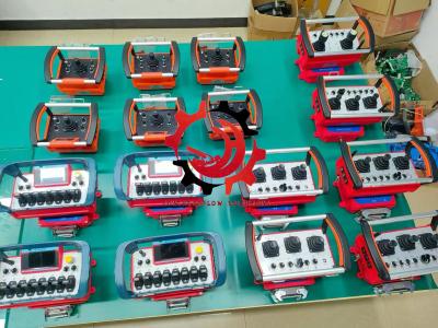 China Black remote control for concrete pump featuring transmit power of 20dBm ensuring consistent signal strength and user-friendly interface for sale