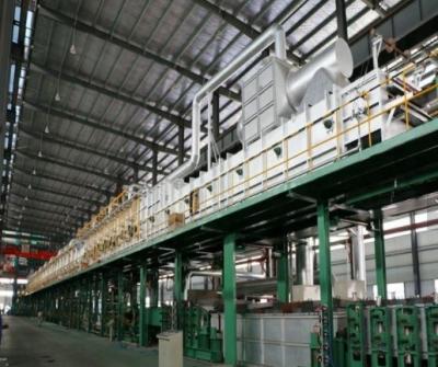 China Customized PLC Controlled Hot Dip Galvanizing Equipment Ceramic / Metal Bath 40-100 Micron for sale