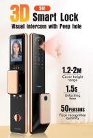 China Wifi Smart Door Lock Bluetooth 3D Face Lock OEM ODM For Home for sale