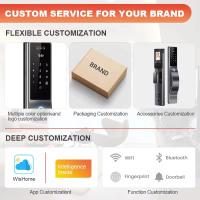 China 3D Face Recognition Digital Smart Door Lock Resists Corrosion For Home Security for sale