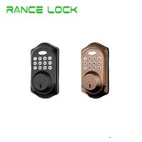 China Aluminum Alloy Smart Door Locks C88 Password Smart Lock Black for sale