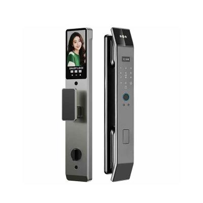 China Tuya 3D Face Smart Door Locks with Li ion Battery Camera for sale