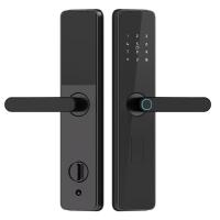 China 40-90MM Thickness Electric Door Knob Keyless Entry With Digital Fingerprint for sale