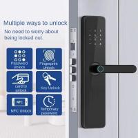 China 40-90MM Thickness Electric Door Knob Keyless Entry With Digital Fingerprint for sale