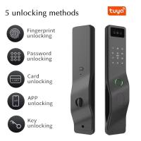 China Tuya Smart Door Lock D7 with Fingerprint for 40-90MM Doors for sale