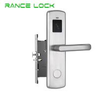 China 8015MF Smart Handle Door Lock Silver RFID Door Lock For Hotels for sale