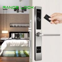 China Aluminum Alloy Hotel Door Lock 35mm - 60mm Fingerprint Recognition Door Lock for sale