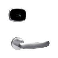 China Hotel RFID Key Card Lock M102 MF RFID Door Handle With Management Software System for sale