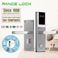 China Stainless Steel Hotel Door Lock Anti Theft Hotel Card Door Lock Silver for sale
