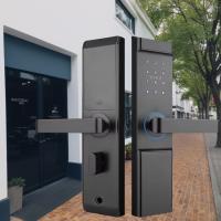 China Digital Door Handle Smart Lock Anti Rust Smart Lock For Hotel Rooms for sale