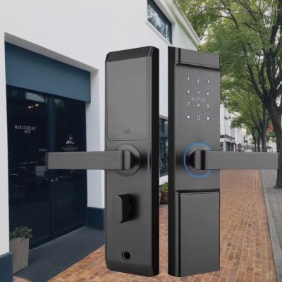 China Digital Door Handle Smart Lock Anti Rust Smart Lock For Hotel Rooms for sale