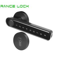 China Remote Control Fingerprint Door Lock Security Fingerprint Passcode Lock With Tuya and TThotel APP for sale