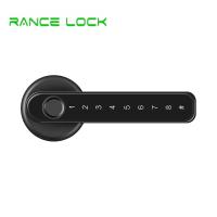 China Remote Control Fingerprint Door Lock Security Fingerprint Passcode Lock With Tuya and TThotel APP for sale