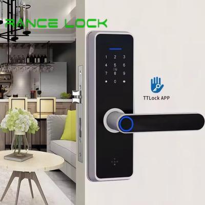 China TTlock Smart Wifi Door Lock Zinc alloy Card Entry Door Lock for sale