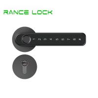 China Password Fingerprint Door Lock Tuya App Biometric Electronic Door Lock 30mm - 60mm for sale