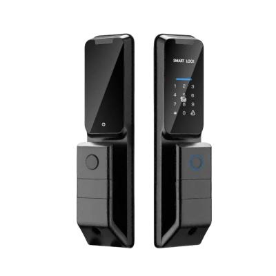 China Wifi Fingerprint Door Lock Aluminum Alloy Tuya Digital Door Lock 35mm - 60mm for sale