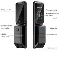 China Wifi Fingerprint Door Lock Aluminum Alloy Tuya Digital Door Lock 35mm - 60mm for sale