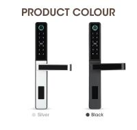 China Keyless Fingerprint Door Lock Tuya APP Smart Door Handle Lock Digital for sale