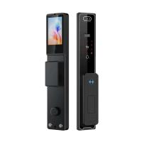 China Smart Door Lock with 3D Face Passcode IC Card Key Doorbell Tuya App Compatible for sale
