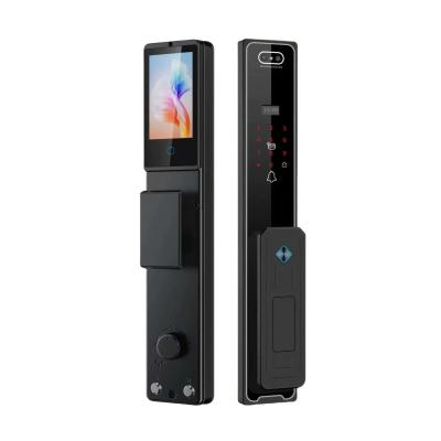 China Smart Door Lock with 3D Face Passcode IC Card Key Doorbell Tuya App Compatible for sale