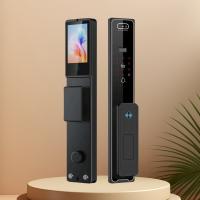 China Smart Door Lock with 3D Face Passcode IC Card Key Doorbell Tuya App Compatible for sale