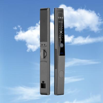 China Smart Tuya APP Fechadura Inteligente Biometric Fingerprint Code Card Digital Lock for sale