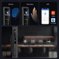 China Smart Tuya APP Fechadura Inteligente Biometric Fingerprint Code Card Digital Lock for sale