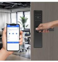 China Hotel Door Lock with Management System Tuya Door Biometric Fingerprint Smart Lock for sale
