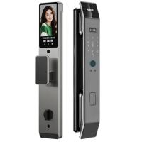 China Tuya WiFi Smart Keyless Door Lock With Fingerprint Digital Door Lock With Camera for sale