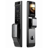China Digital Inteligente Tuya Smart Home Wifi Smart Lock With Camera and Biometrics for sale