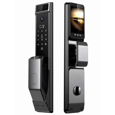 China Digital Inteligente Tuya Smart Home Wifi Smart Lock With Camera and Biometrics for sale