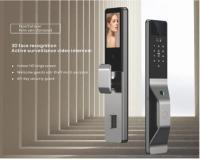 China Aluminum Door Slim Smart Mortise Lock Hook Waterproof Keyless for sale