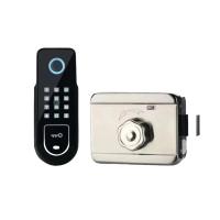 China Sliding Glass Door Fingerprint Tuya Smart Lock Electronic Access Control for sale