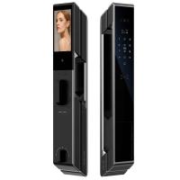 China 3D Face Recognition Fingerprint Door Lock Passcode IC Card & Key Video Doorbell for sale